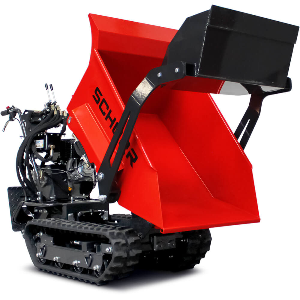 SCHORR Minidumper RR500DHKAS PRO [Selbstlader] 500kg Raupendumper Muld