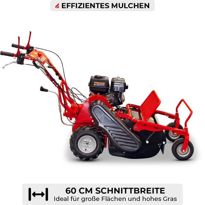 SCHORR Schlegelmulcher RR600HM Hochgrasmäher 8PS 252ccm Mulcher